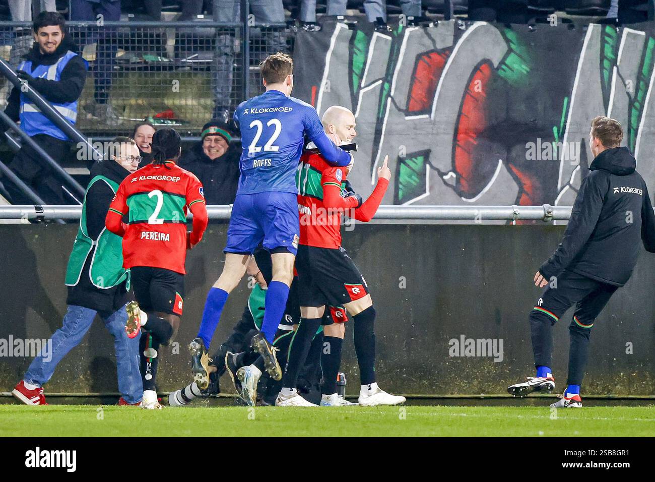 NIJMEGEN, 01-02-2025, Goffert Stadium, football, Dutch eredivisie ...