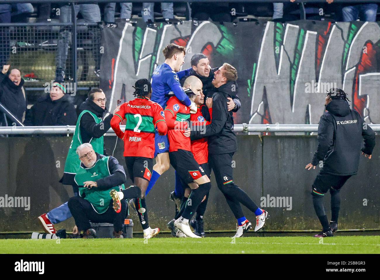 NIJMEGEN, 01-02-2025, Goffert Stadium, football, Dutch eredivisie ...