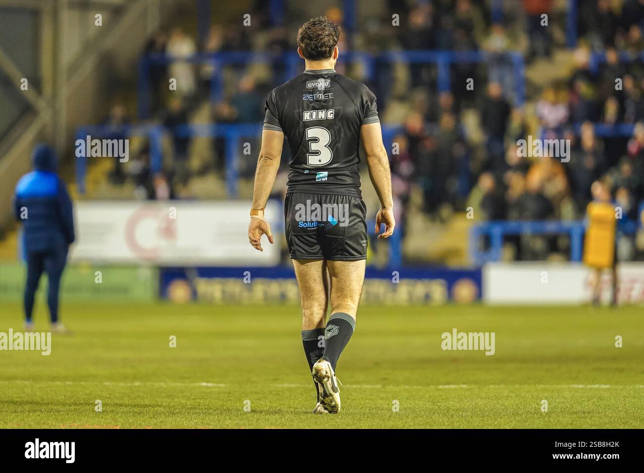 Warrington, Cheshire, UK. 1st February, 2025. Rugby League, Toby King's ...