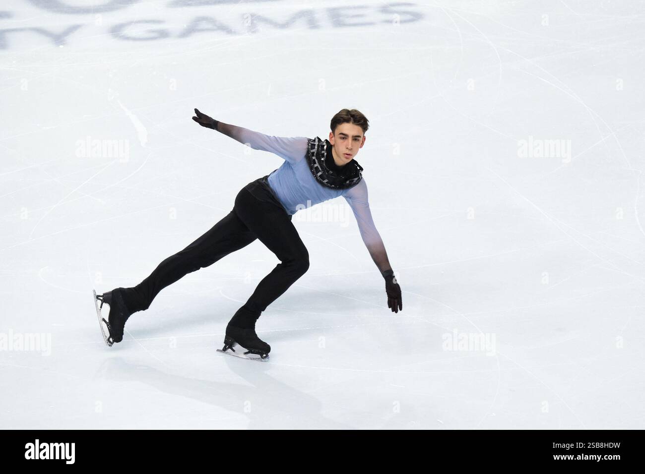 Turin, Italy. 16th Jan, 2025. Arlet Levandi of Estonia in action during ...