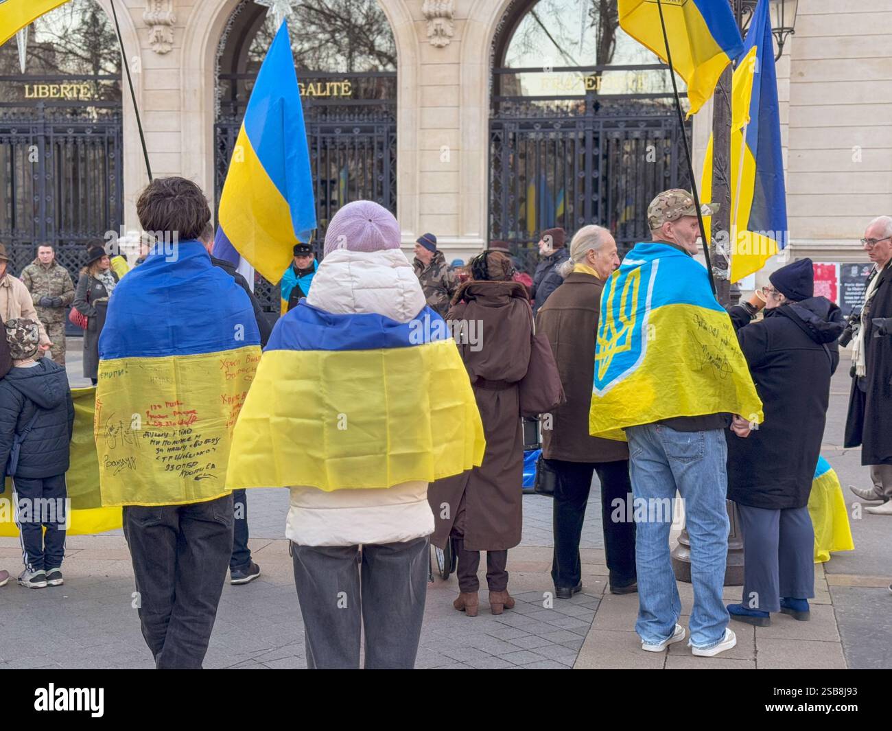 Unity and resilience at the peaceful rally for Ukraine's future in ...