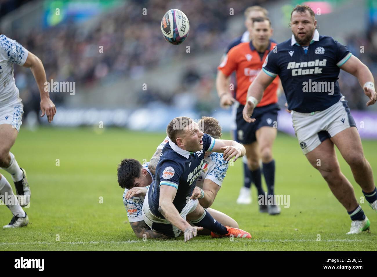 Edinburgh, Scotland, United Kingdom, 1st February 2025 - Agony for Finn ...