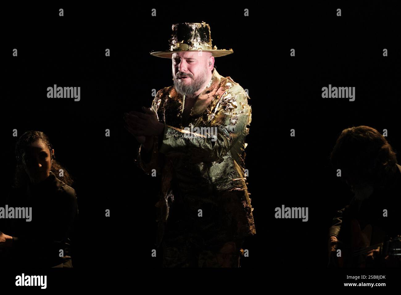 Singer Niño de Elche performs at Live Las Ventas concert in Madrid on ...