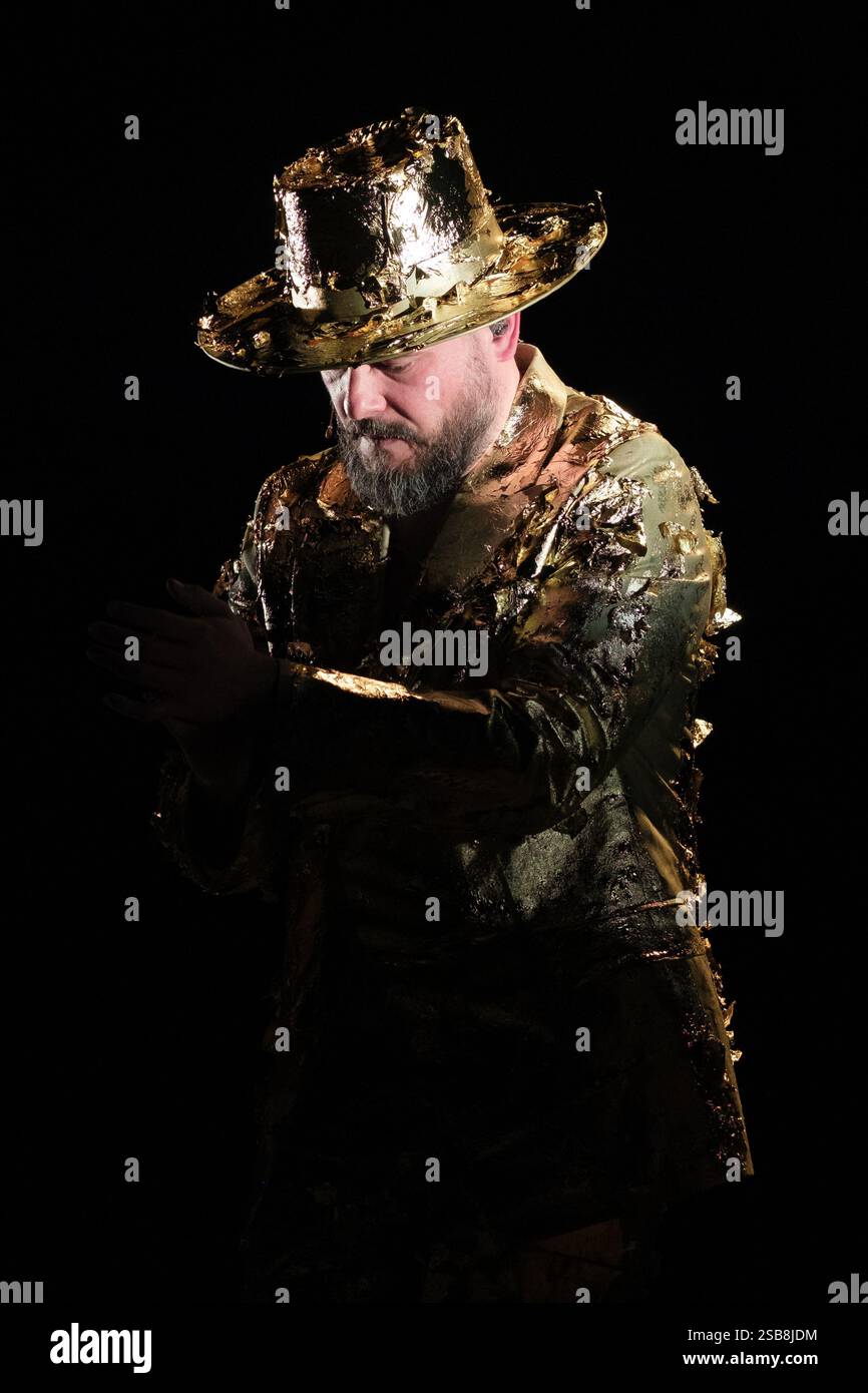 Singer Niño de Elche performs at Live Las Ventas concert in Madrid on ...