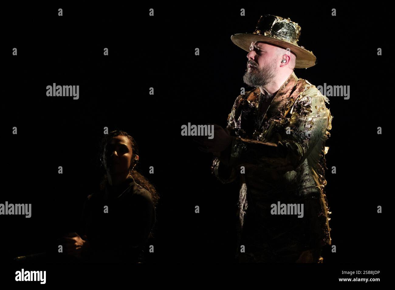 Singer Niño de Elche performs at Live Las Ventas concert in Madrid on ...
