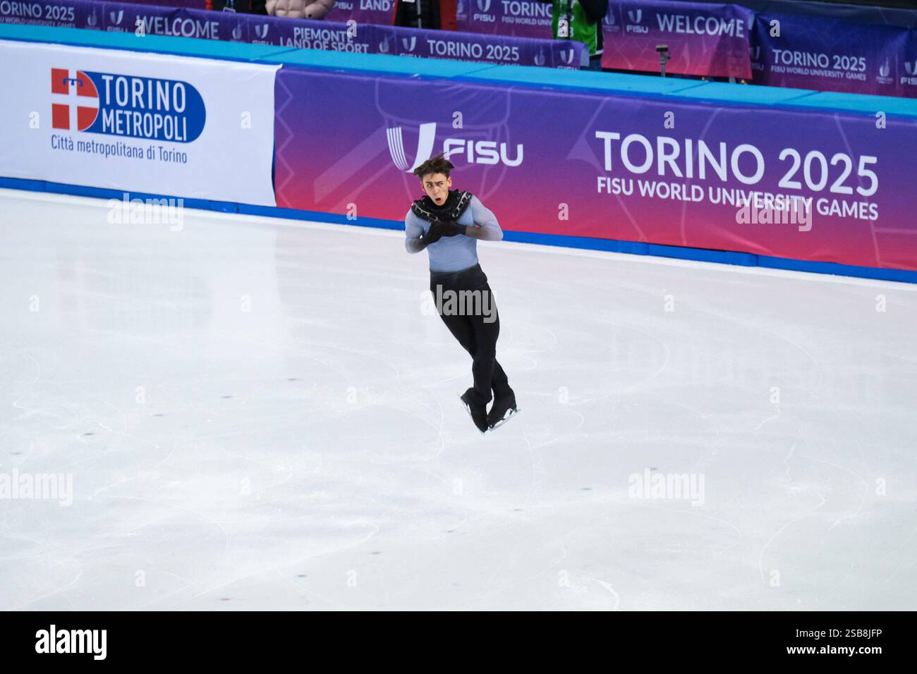 Turin, Italy. 16th Jan, 2025. Arlet Levandi of Estonia in action during ...