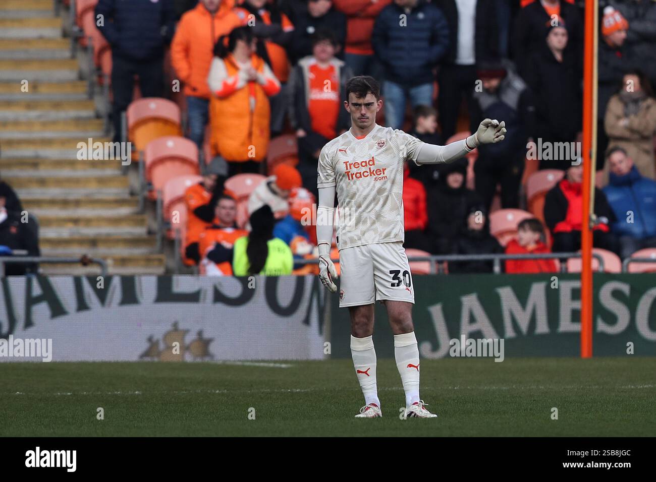 Harry Tyrer of Blackpool during the Sky Bet League 1 match Blackpool vs ...