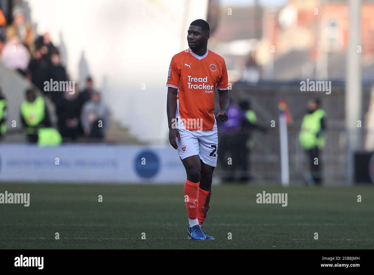 Odel Offiah of Blackpool during the Sky Bet League 1 match Blackpool vs ...