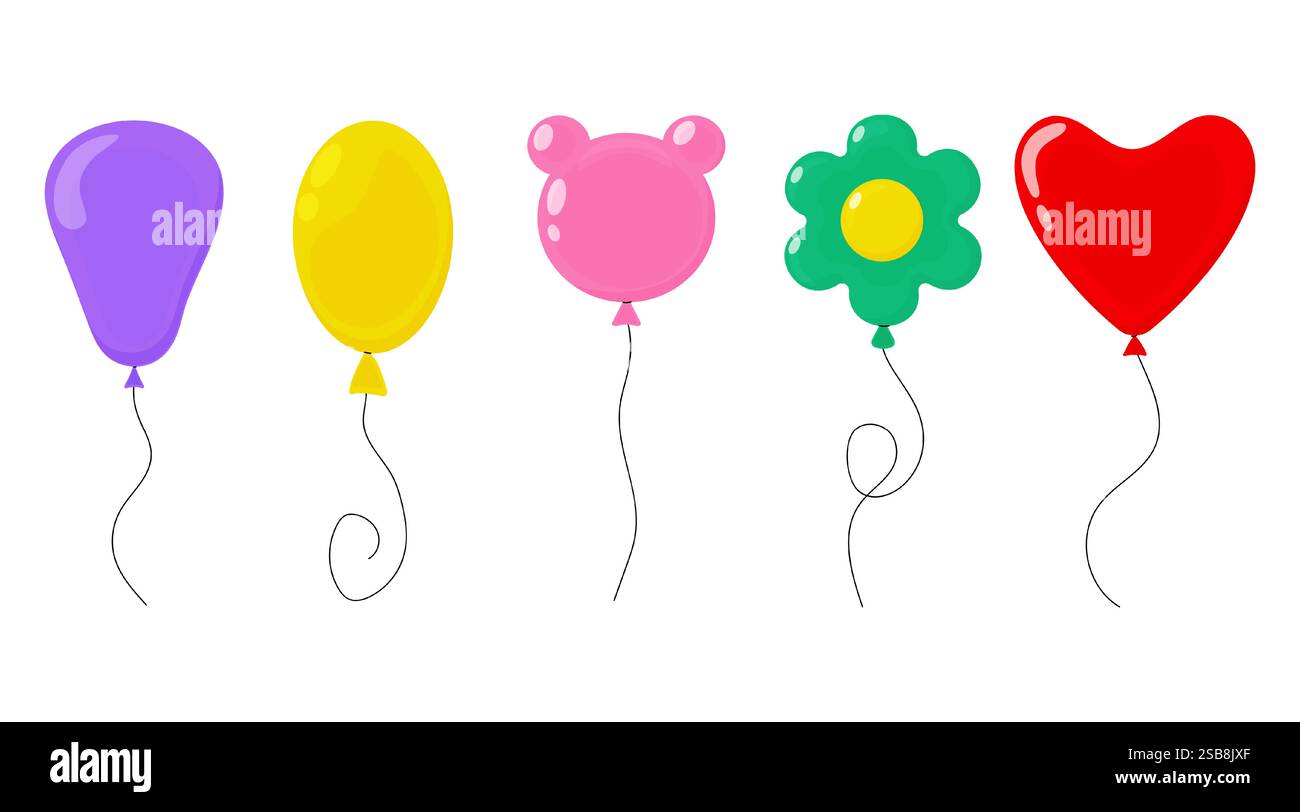 Various shapes of balloon hi-res stock photography and images - Alamy