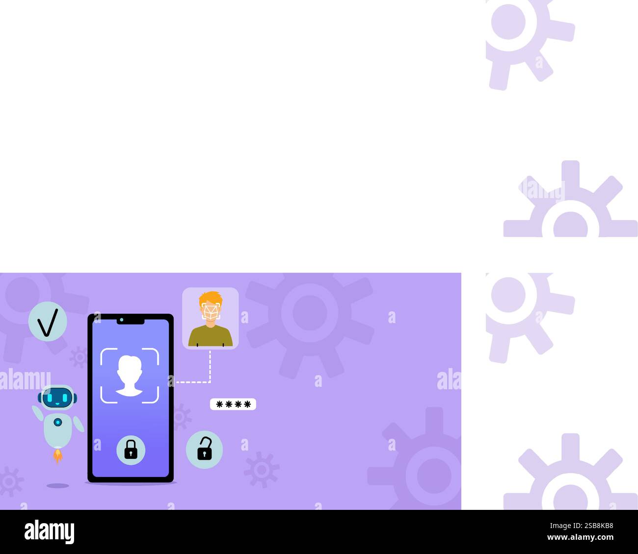 Voice recognition sound waves Stock Vector Images - Alamy