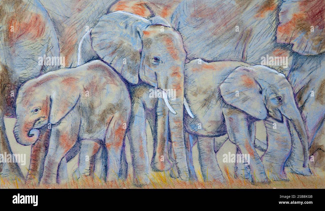 Realistic nature painting hi-res stock photography and images - Alamy