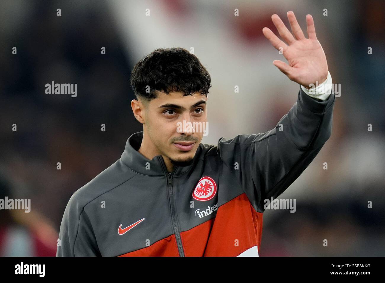 Rome, Italy. 30th Jan, 2025. Fares Chaibi of Eintracht Frankfurt ...