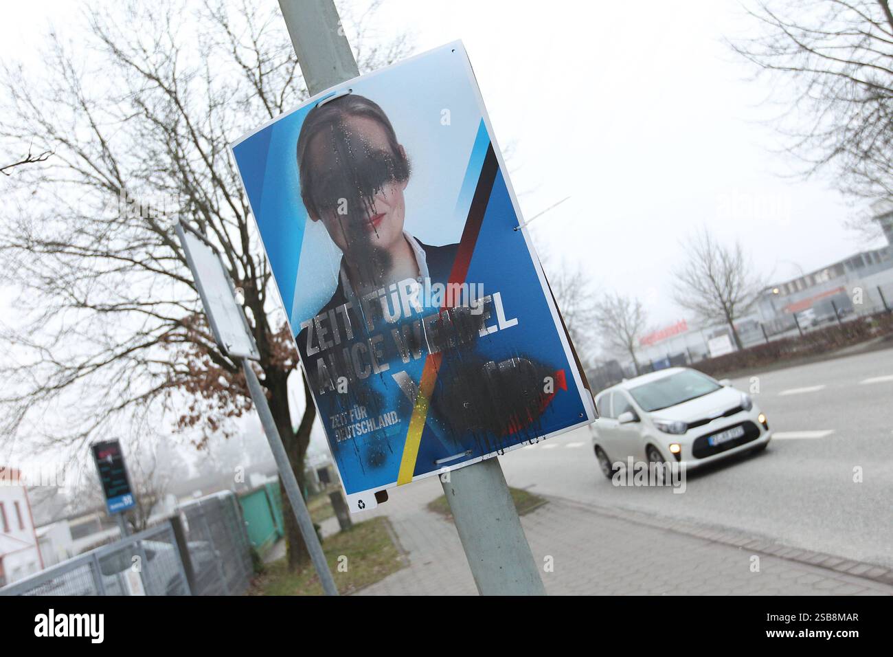 Ein Wahlplakat der Partei Alternative für Deutschland AFD mit dem ...