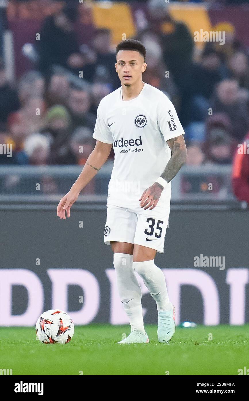Rome, Italy. 30th Jan, 2025. Tuta of Eintracht Frankfurt during the ...