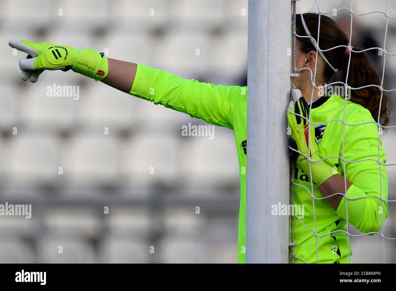 Roma, Italy. 01st Feb, 2025. Amanda Tampieri of UC Sampdoria gestures ...
