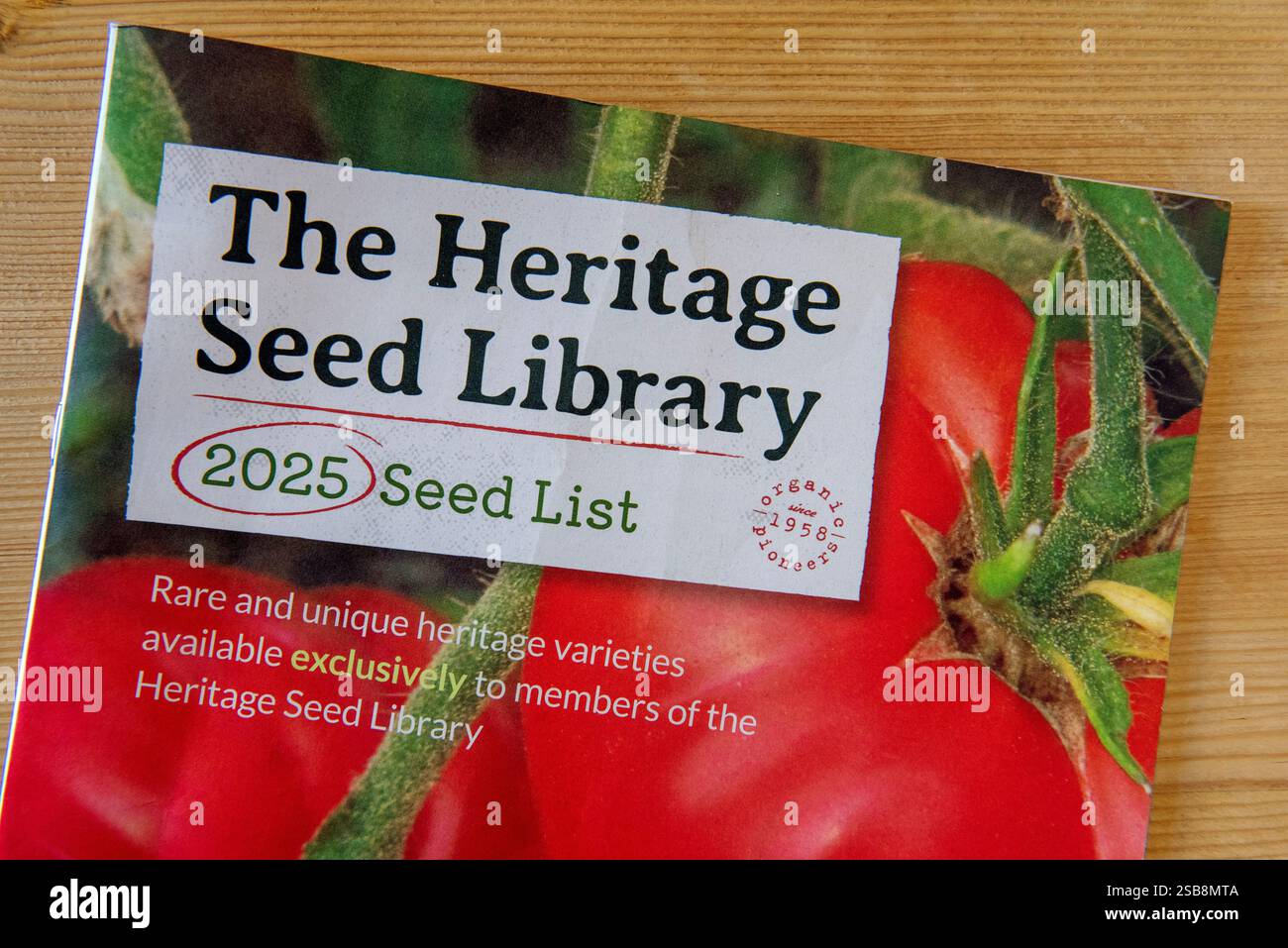 The Heritage Seed Library magazine. The seed library offers members ...