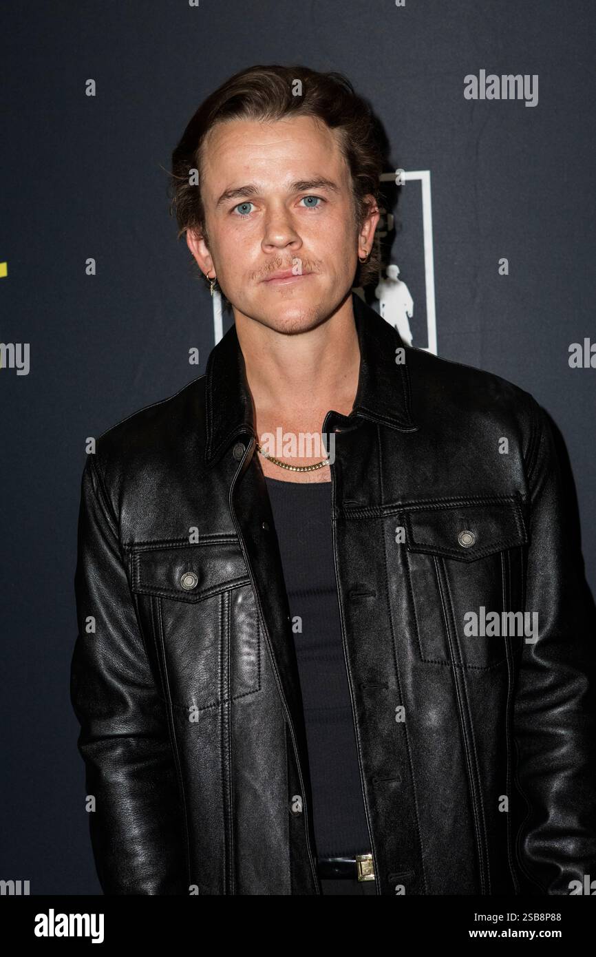 John Owen Lowe arrives at the "Grace Point" film premiere on January 30 ...