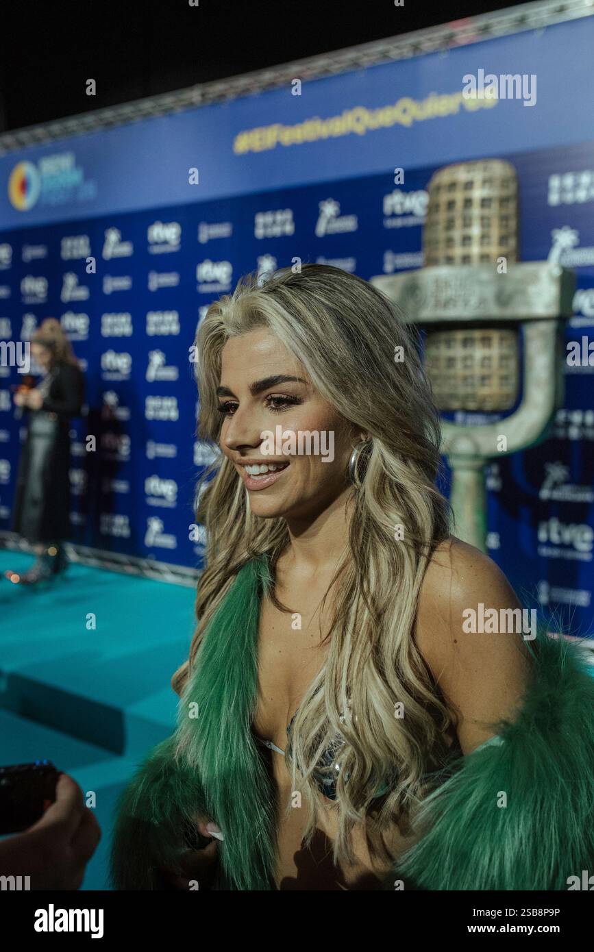CARLA FRIGO poses at the photocall prior to the final of Benidorm Fest ...