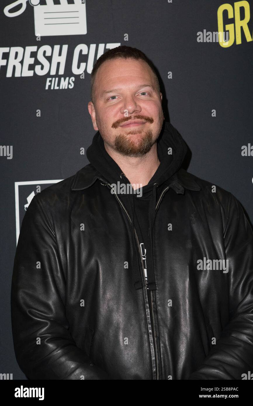 Jim Parrack arrives at the "Grace Point" film premiere on January 30, 2025 at the Regal Cinemas ...