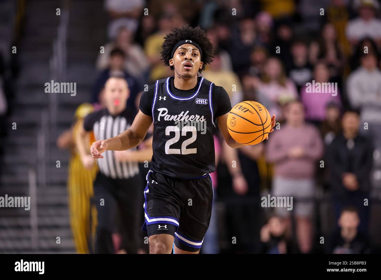 Boone, North Carolina, USA. 1st Feb, 2025. Georgia State Panthers guard ...