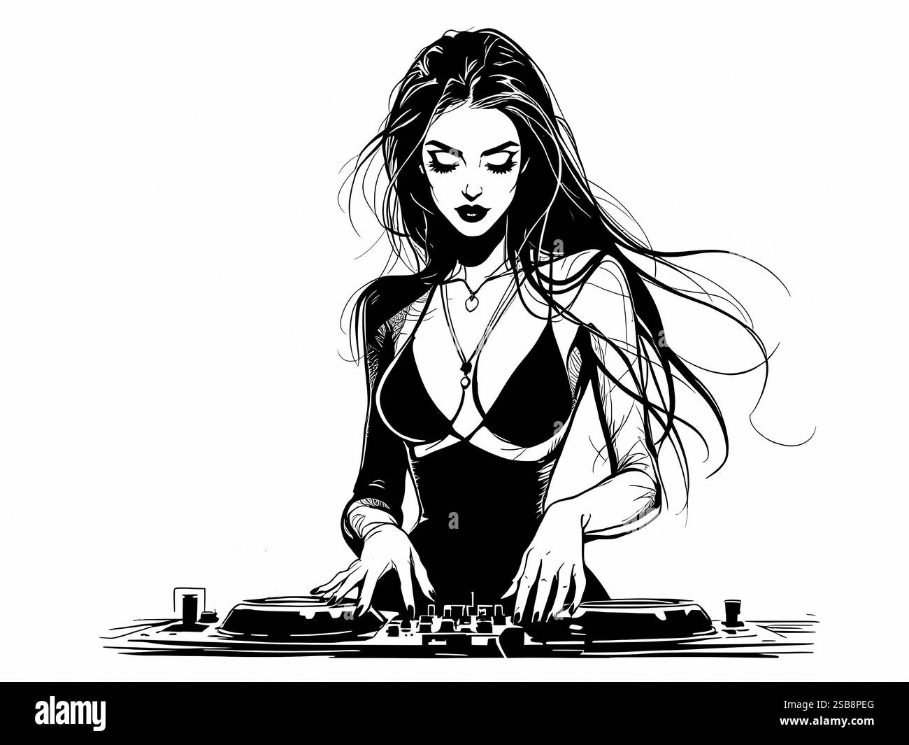 Female dj Cut Out Stock Images & Pictures - Alamy
