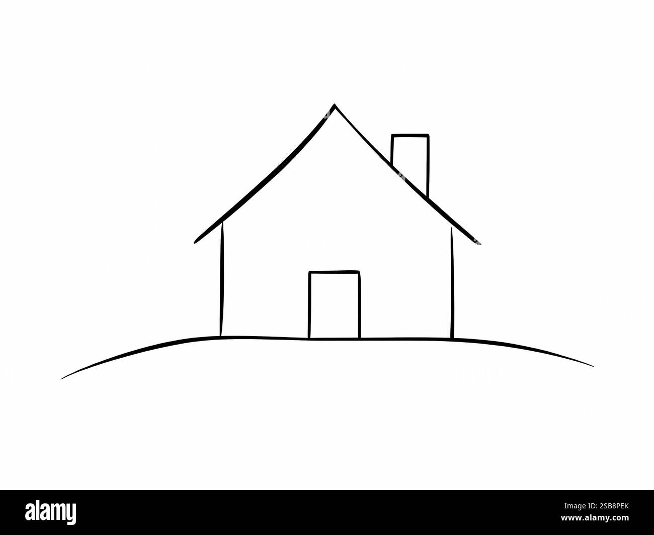 Minimalist line art sketch hi-res stock photography and images - Alamy