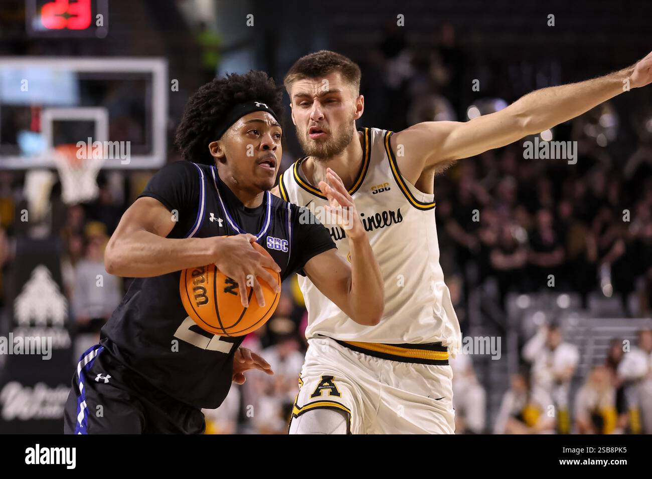 Boone, North Carolina, USA. 1st Feb, 2025. Georgia State Panthers guard ...