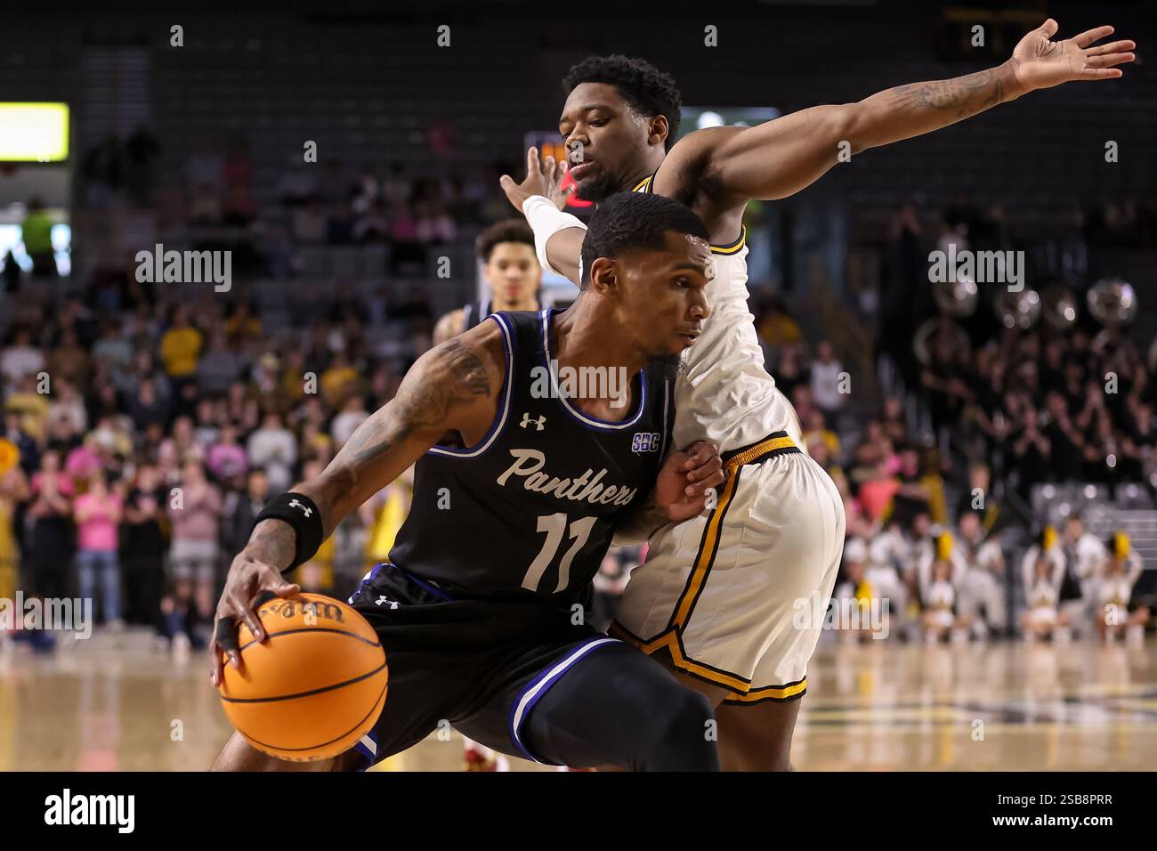 February 1, 2025: Georgia State Panthers guard Toneari Lane (11) fights ...