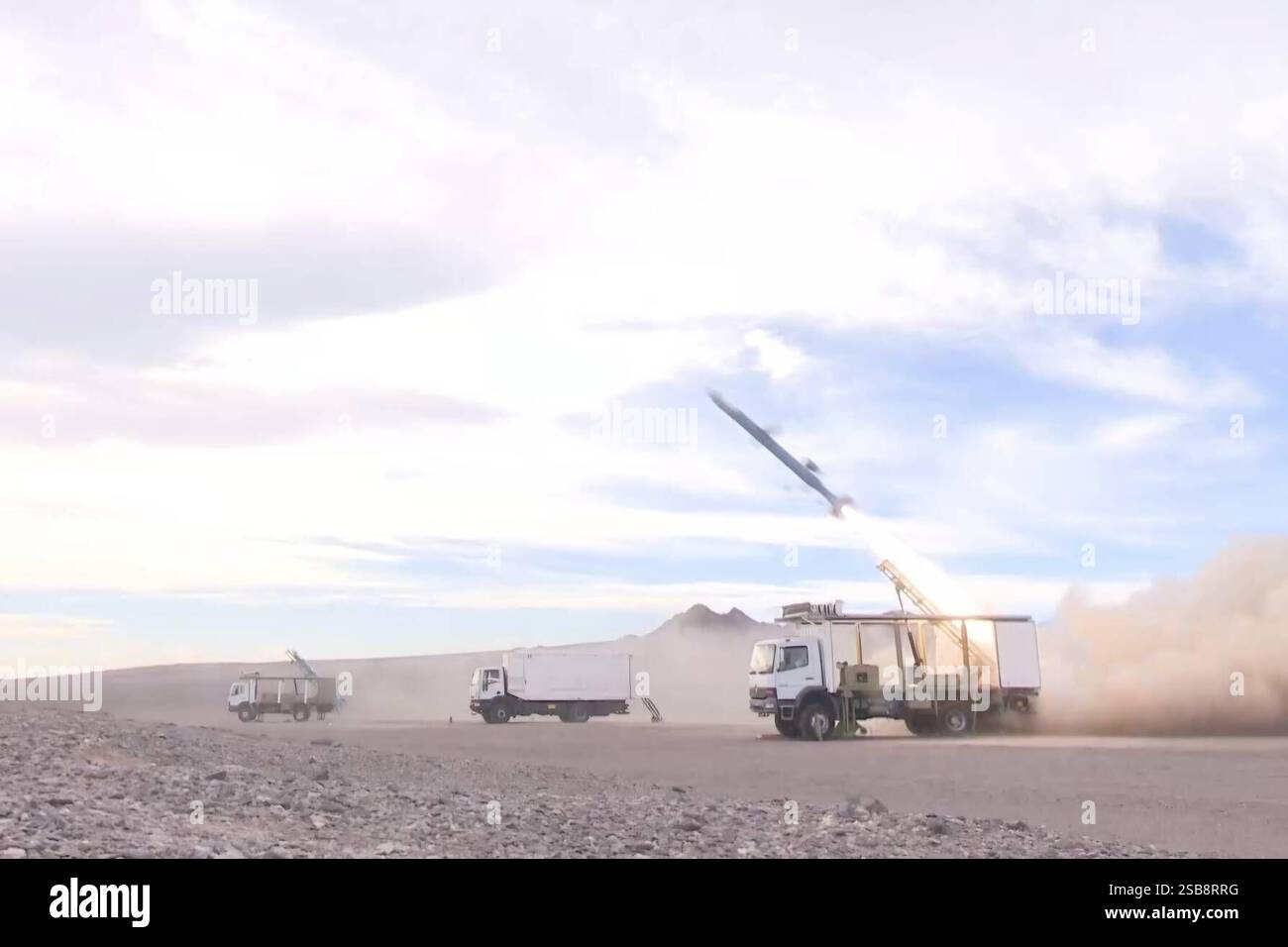 February 2, 2025, Undisclosed, Iran: A new Iranian naval cruise missile ...