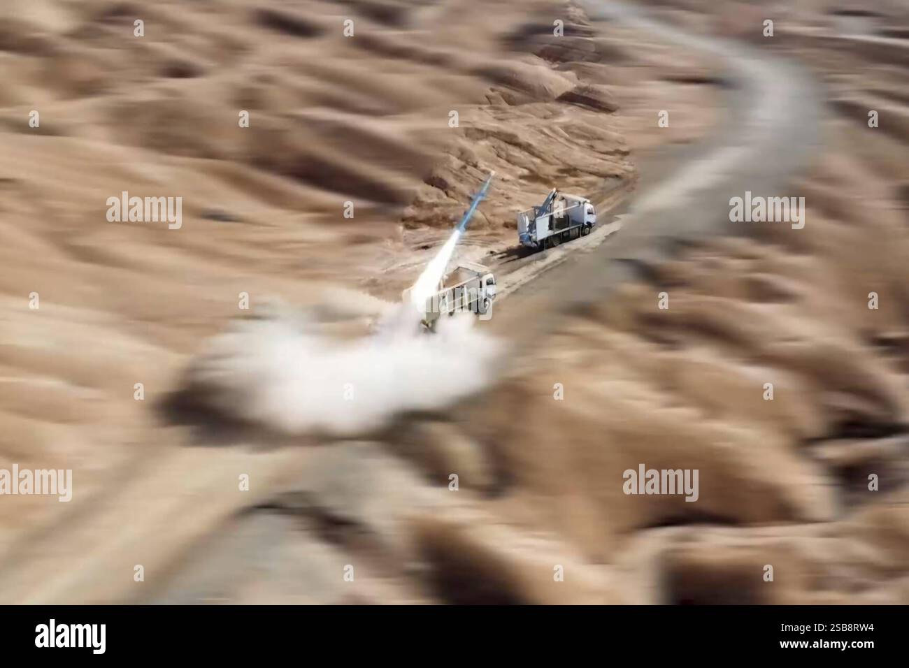 February 2, 2025, Undisclosed, Iran: A new Iranian naval cruise missile ...