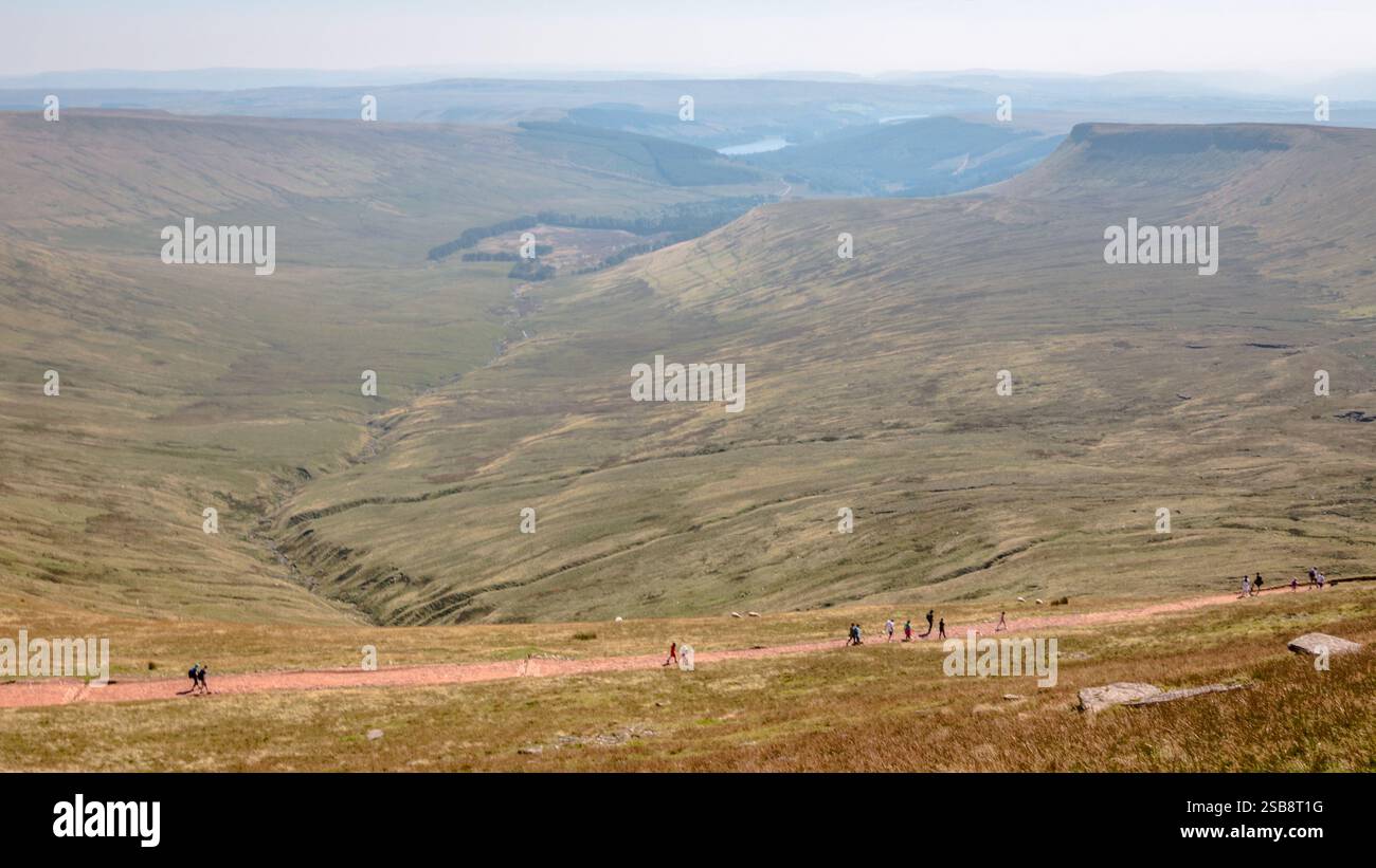 Views from the Brecon Beacons National Park, Wales Stock Photo - Alamy