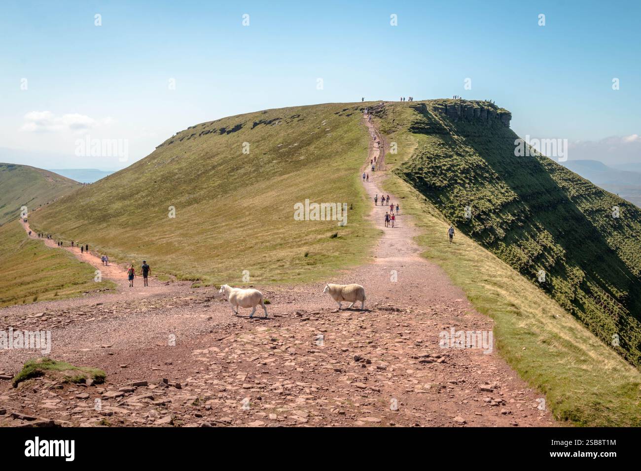 Views from the Brecon Beacons National Park, Wales Stock Photo - Alamy
