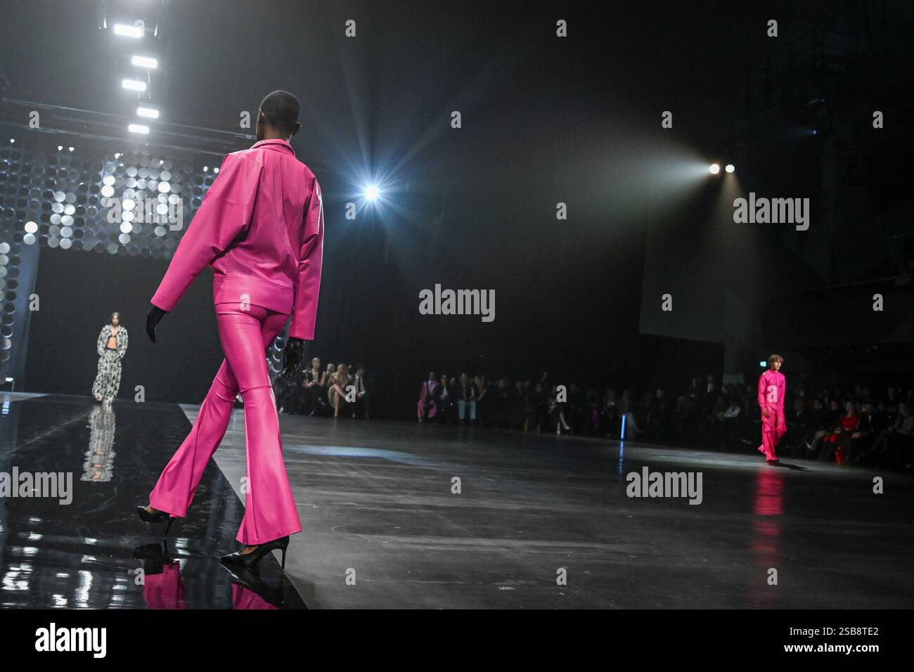 Berlin, Germany. 31st Jan, 2025. Models show creations by designer ...