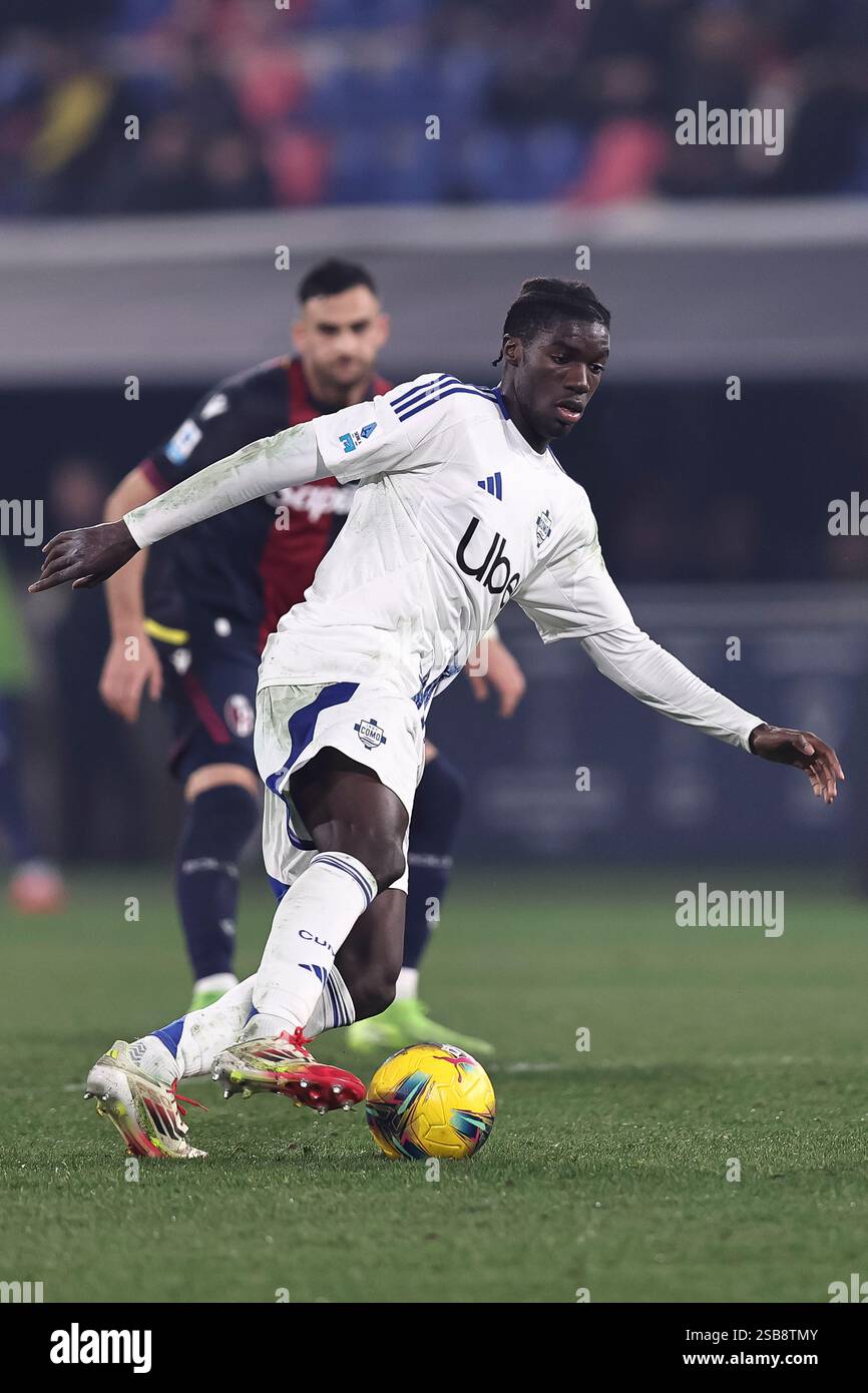Assane Diao (Como) during the Italian "Serie A" match between Bologna 2 ...