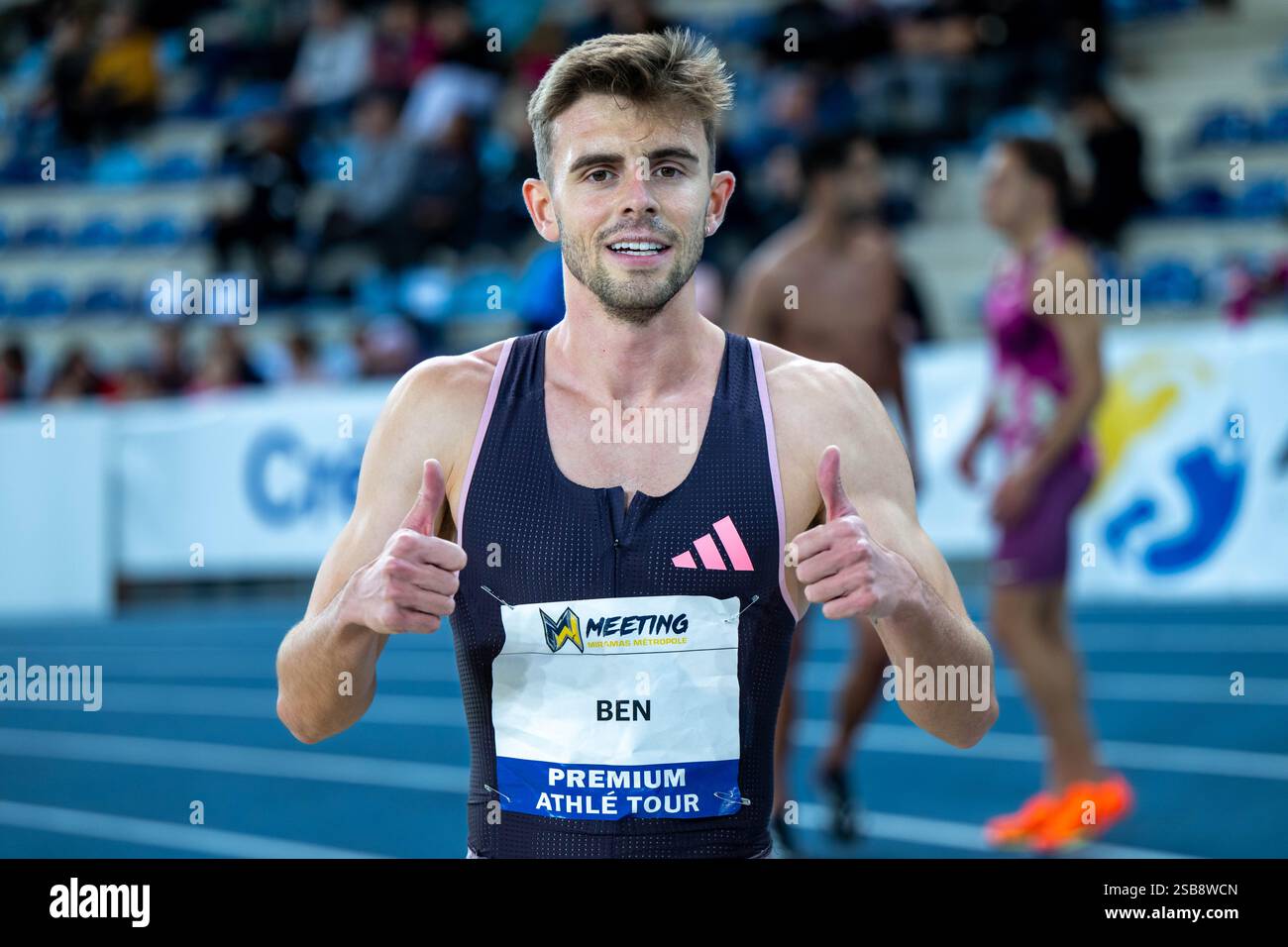 Adrian Ben during the Meeting Miramas Metropole 2025, World Athletics ...