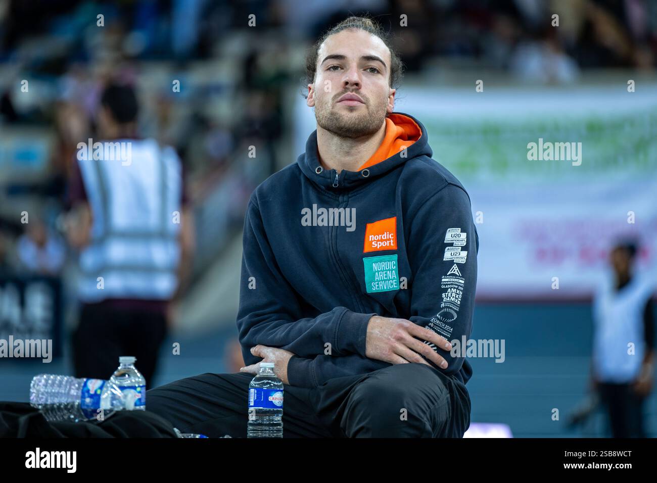 Miramas, France. 31st Jan, 2025. robin emig during the Meeting Miramas ...