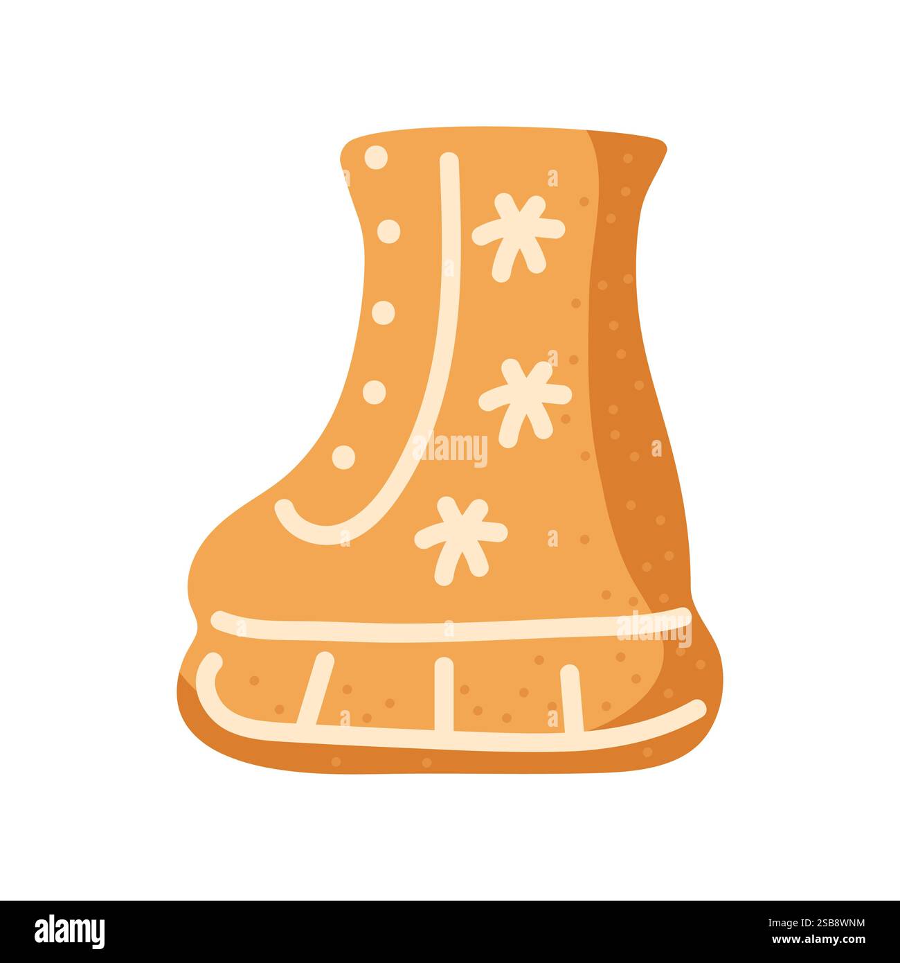 Colorful ice skate illustration featuring a whimsical design with ...