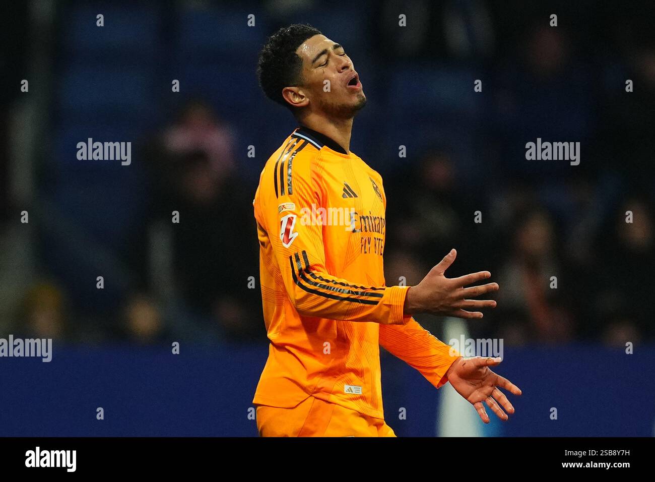 Barcelona, Spain. 01st Feb, 2025. Jude Bellingham of Real Madrid ...