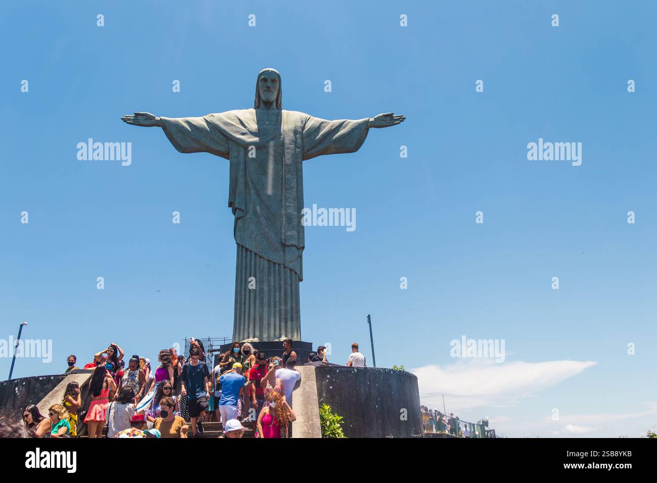 Christ the redeemer aerial hi-res stock photography and images - Alamy