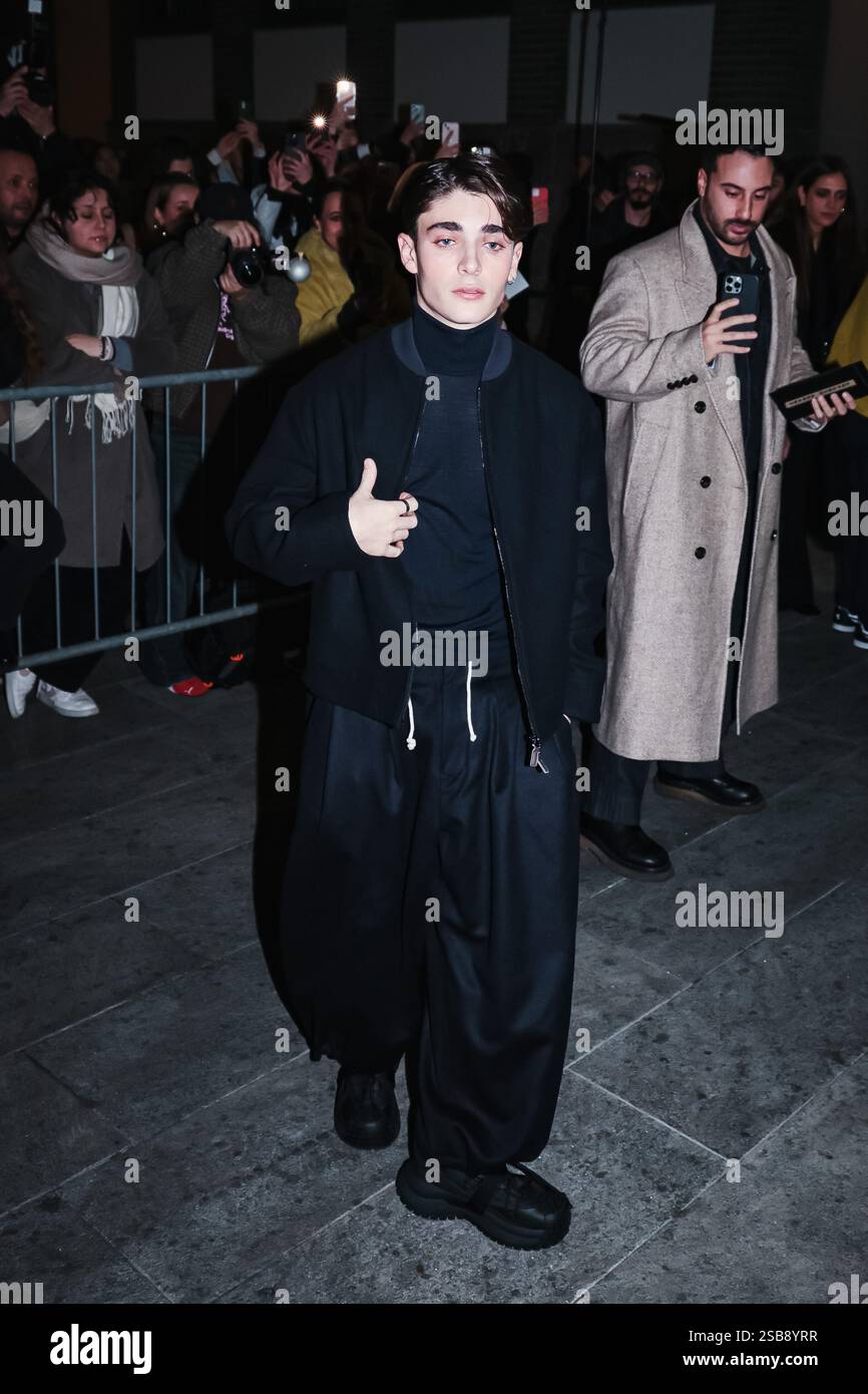 Milan, Italy. 18th Jan, 2025. Men's Fashion, Fall/Winter 2025 - Emporio ...