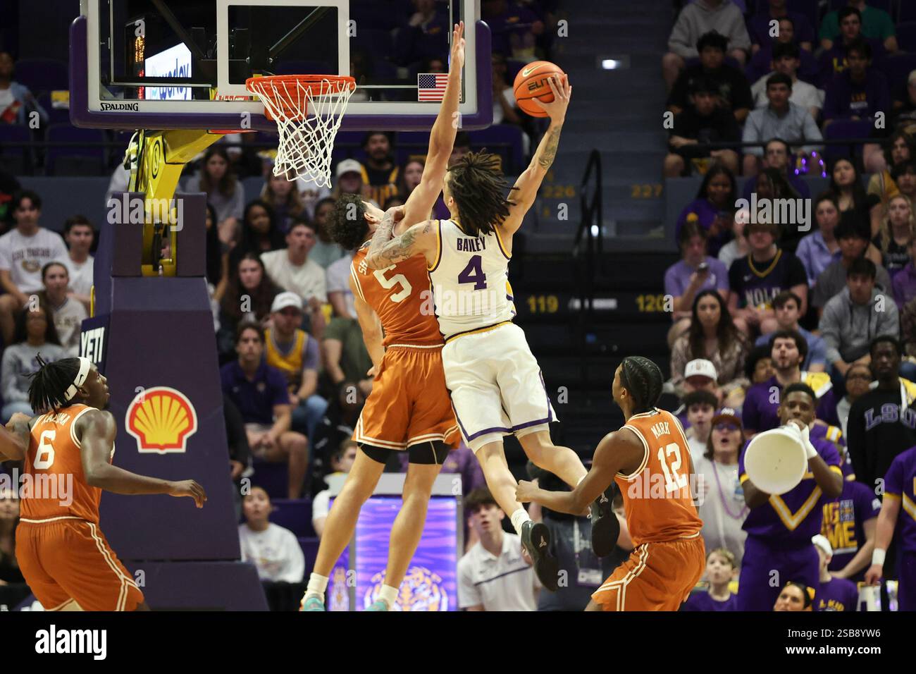 Baton Rouge, United States. 01st Feb, 2025. LSU Tigers guard Dji Bailey ...