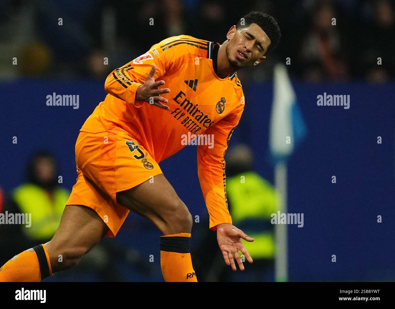 Jude Bellingham of Real Madrid disappointed during the La Liga match ...