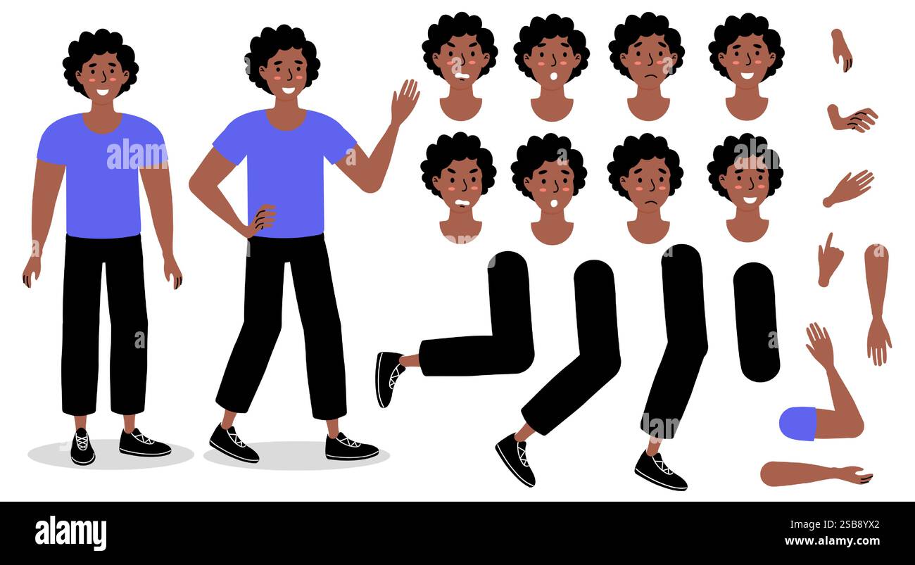 A collection of diverse character design illustrations showcasing ...