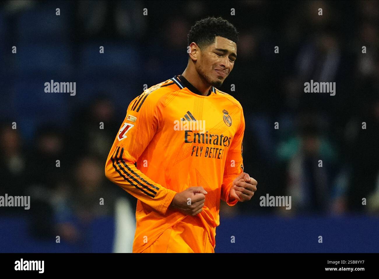 Barcelona, Spain. 01st Feb, 2025. Jude Bellingham of Real Madrid ...