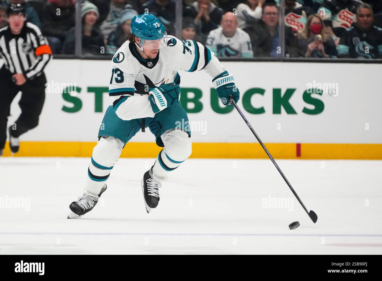 San Jose Sharks center Tyler Toffoli in action against the Seattle ...