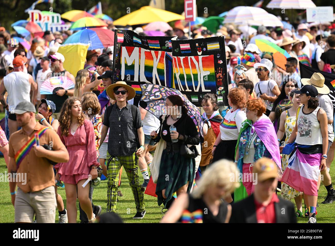 Melbourne, Australia. 02nd Feb, 2025. People participate in the ...