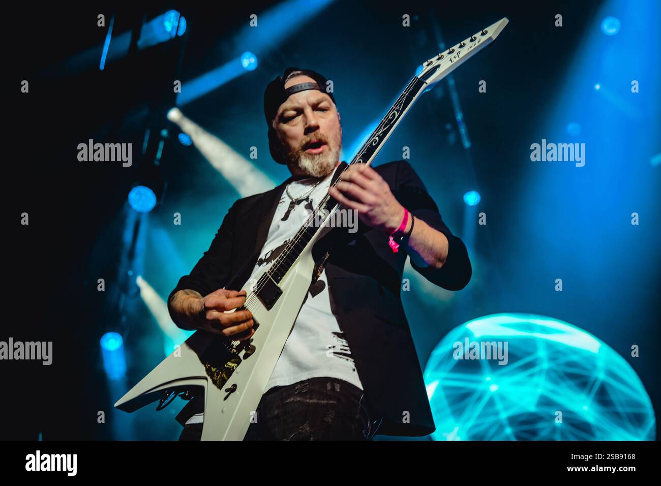London, UK. 01st Feb, 2025. Michael Paget of Bullet for My Valentine ...