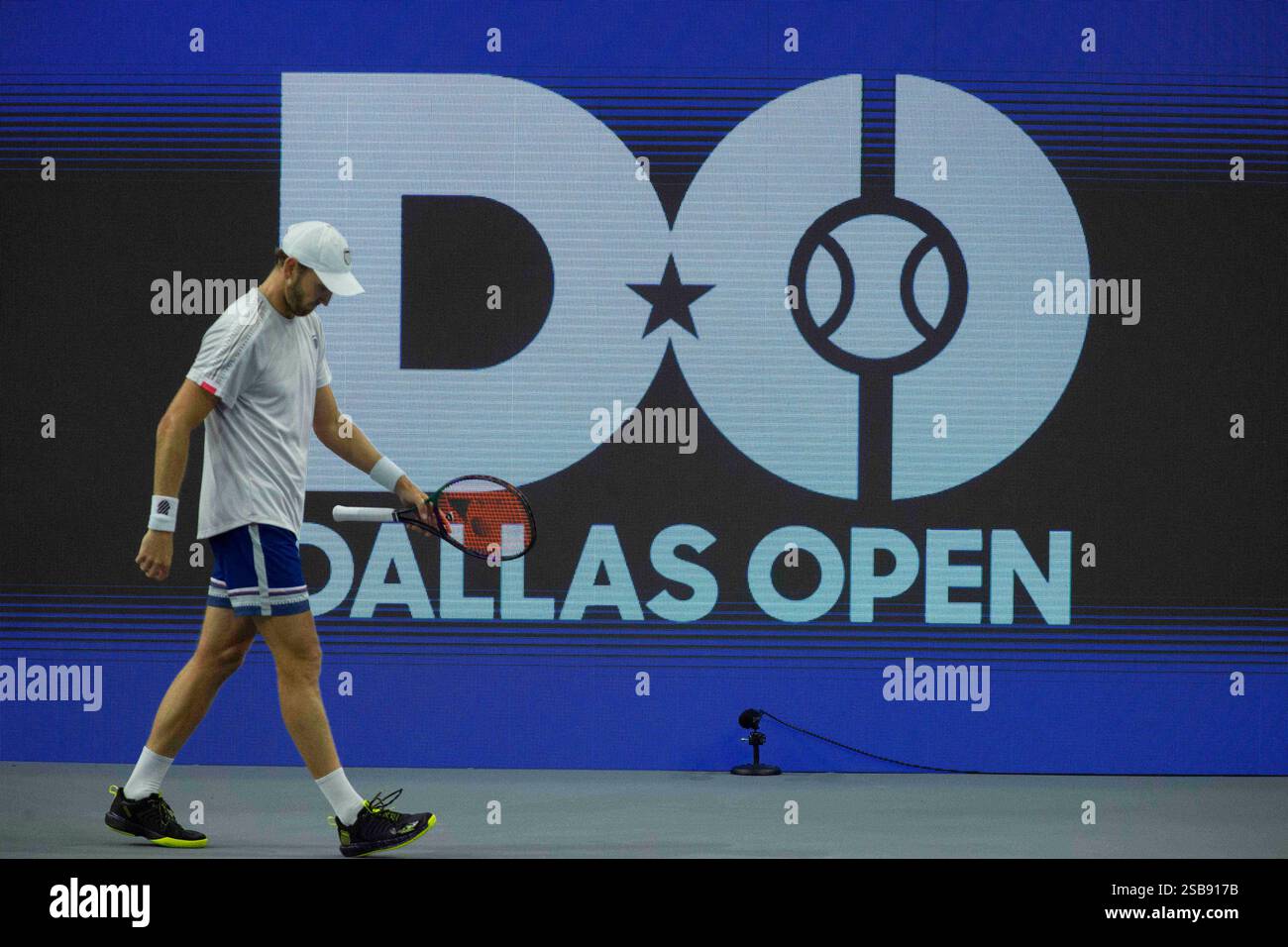 Frisco, Texas, USA. 1st Feb, 2025. MITCHELL KRUEGER (USA) walks across ...