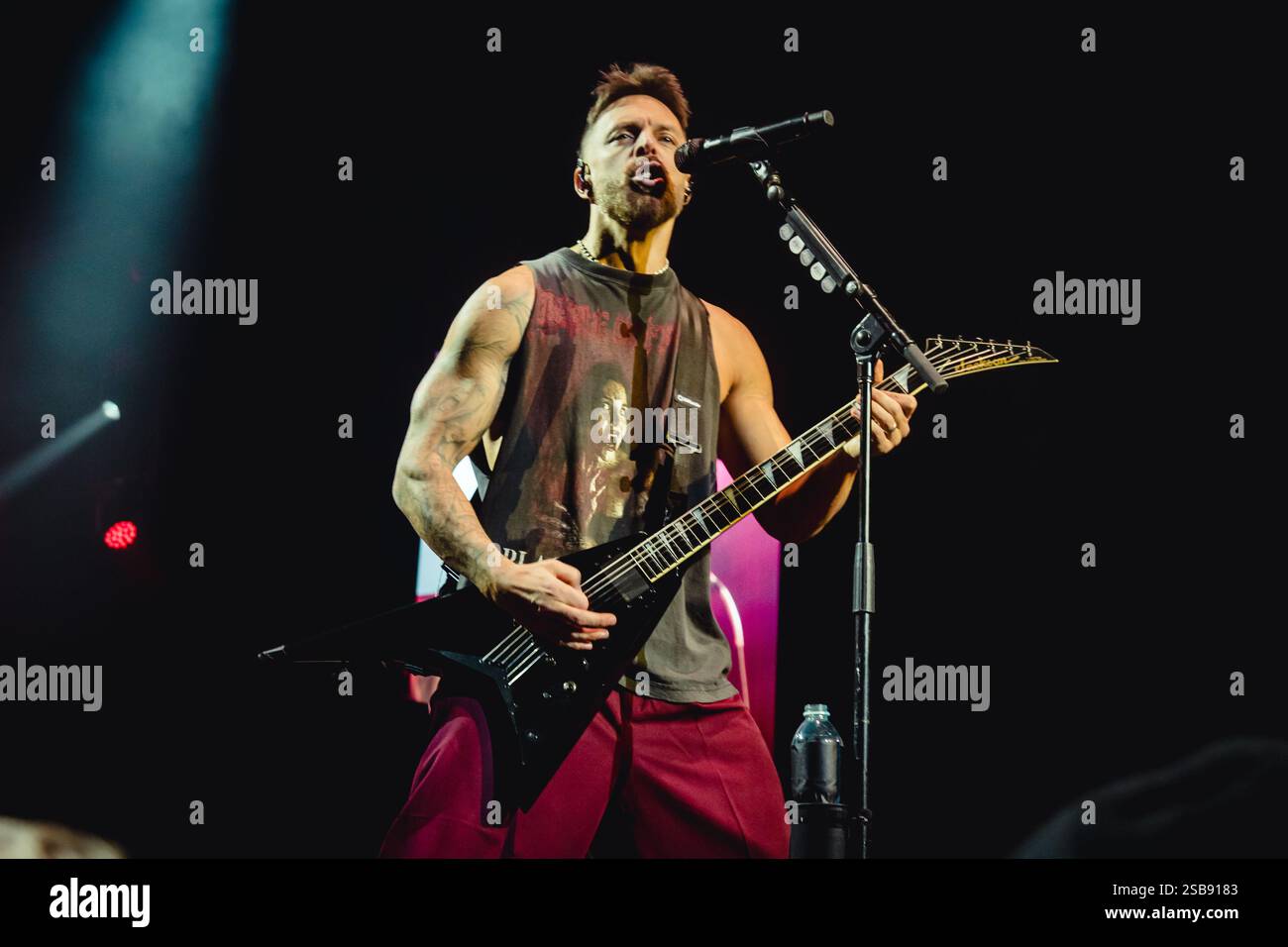 London, UK. 01st Feb, 2025. Matthew Tuck of Bullet for My Valentine ...