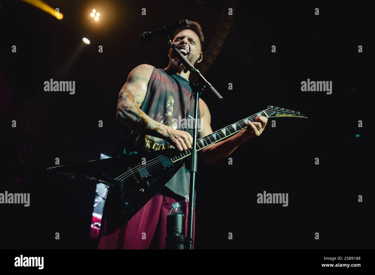 London, UK. 01st Feb, 2025. Matthew Tuck of Bullet for My Valentine ...